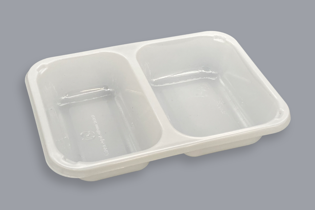 186x136 Double CPET Ready Meal Tray - Multisteps – The world packaging ...